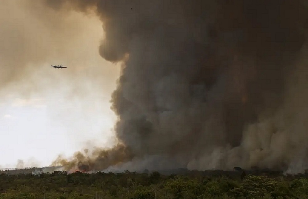 Fogo avança e queima 700 hectares em Brasília - SuperBairro